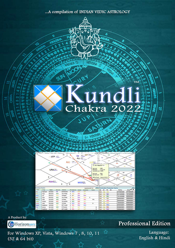 Kundli Chakra 2022 Professional - Kundli Astrology software